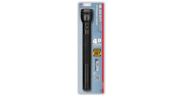 Black Maglite 4D Cell Flashlight
