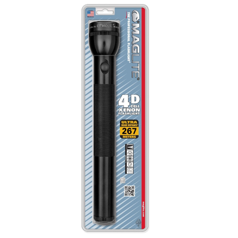 Black Maglite 4D Cell Flashlight